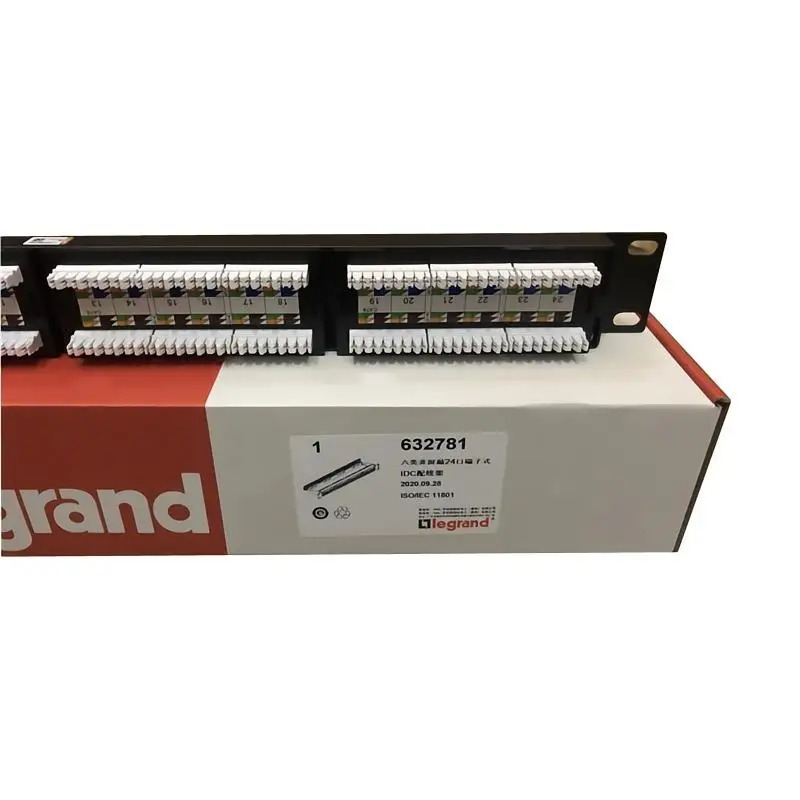 Cat6 Unshielded Patch Panel 632781 Integrated Terminal Type with ...