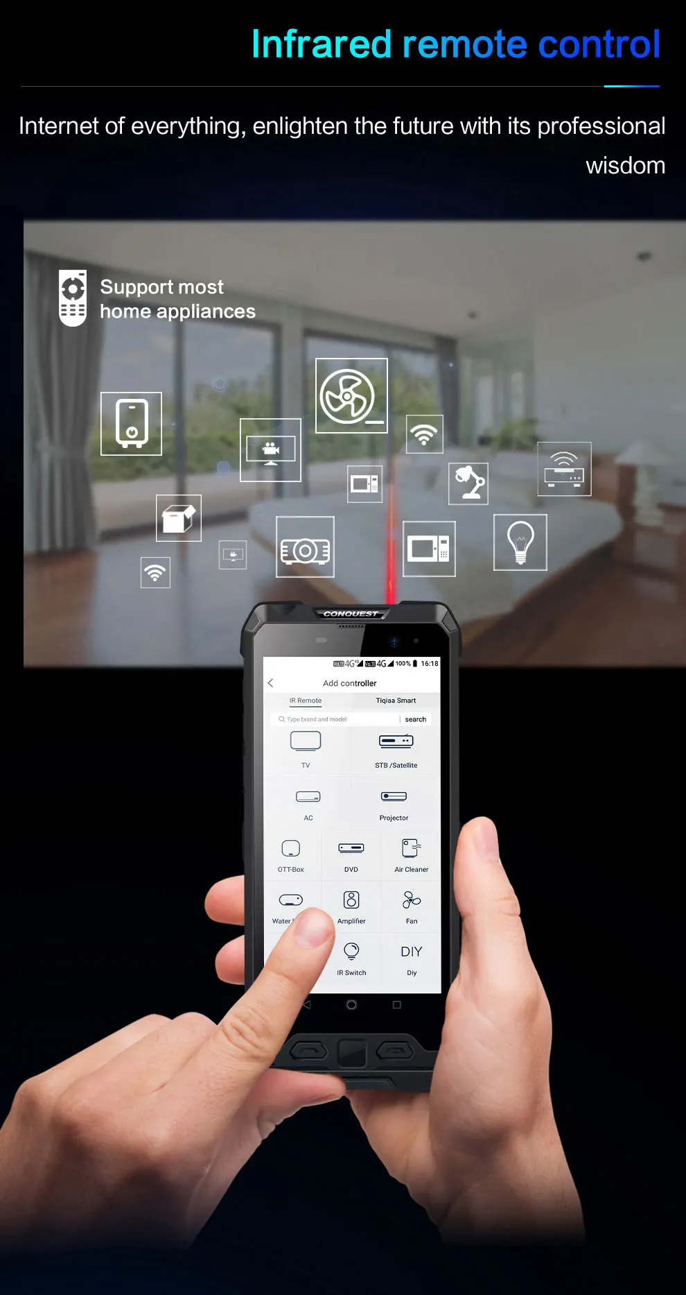 Conquest Ex201 5g Iecex & Atex Zone 2 Smartphone Rugged Industrial ...