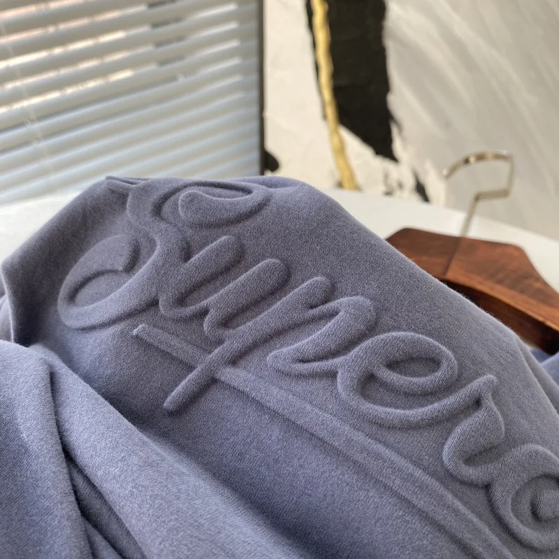 Embossed Tee Summer Men's Short Sleeve T-Shirt Customizable