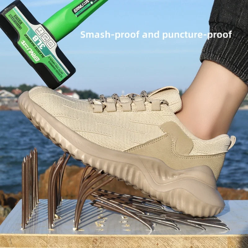 Custom Logo Industrial Light Weight Safety Shoes With Steel Toe And ...