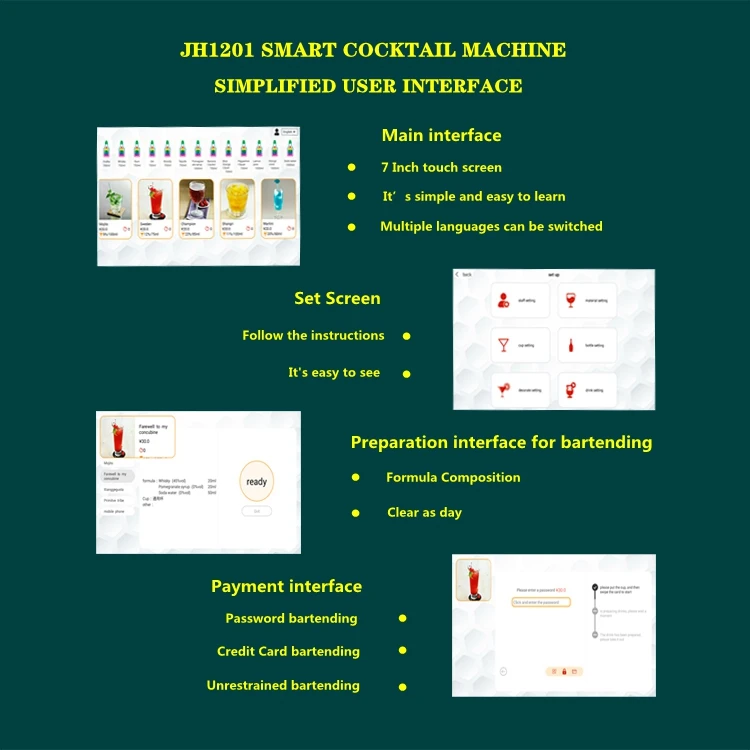 Cocktail Robot Bartender Restaurant Hotel Supplies Portable Cocktail ...