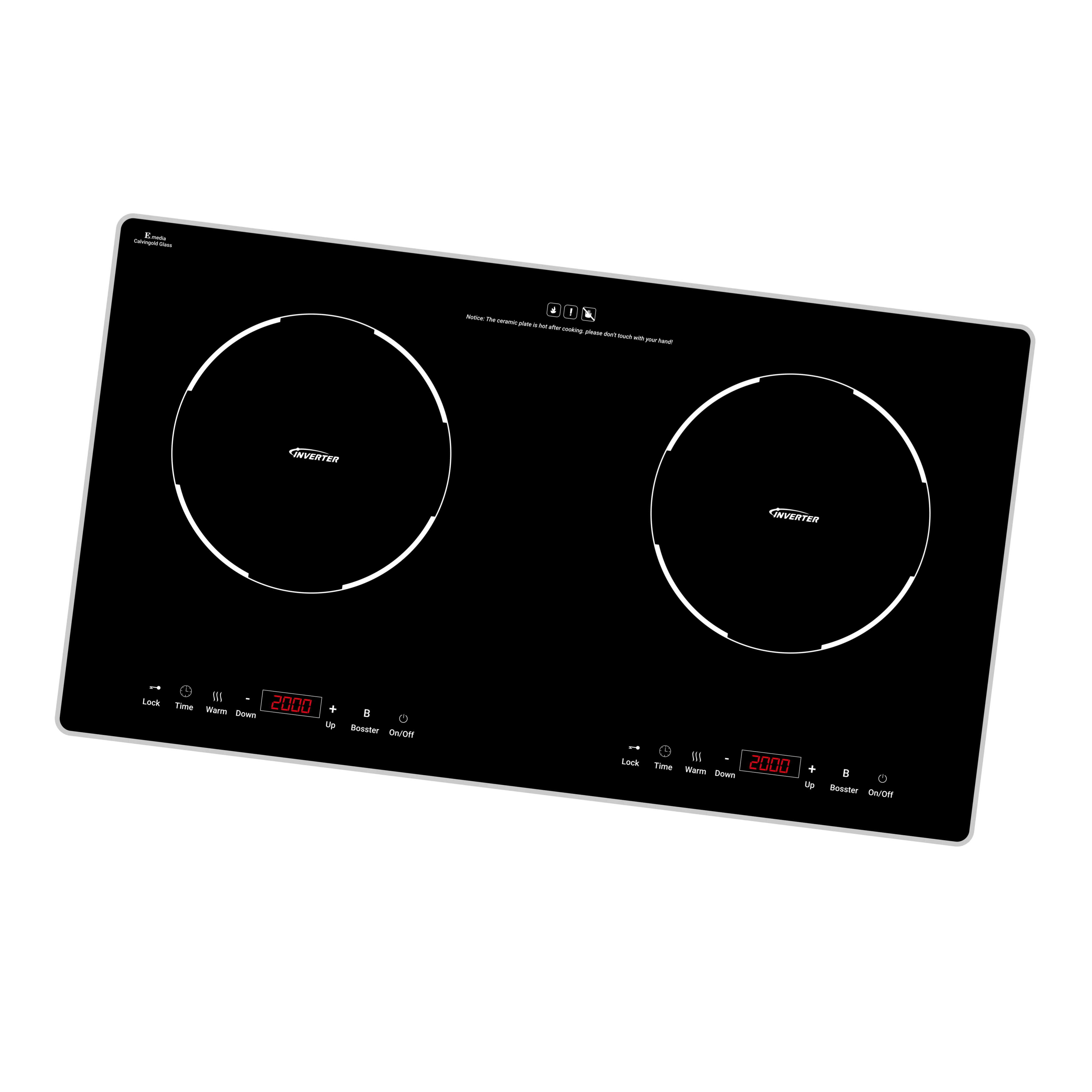 Factory Direct Sale Kitchen Double Induction Hob Electric Cooker Built ...