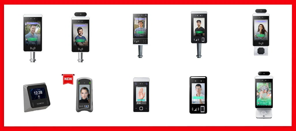 Hfsecurity Face Recognition Access Control Terminal With Nfc Qr Code Reader Hf-x05 - Buy Face ...