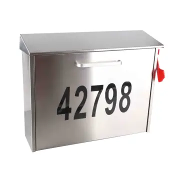 Wall Mount Locking Mailbox With Code Lock Stainless Steel - Buy Mail ...