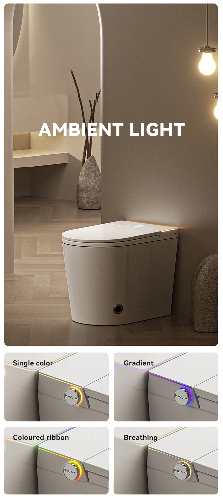 Smart Toilet - Modern Sanitary Ware with Space-Saving Design