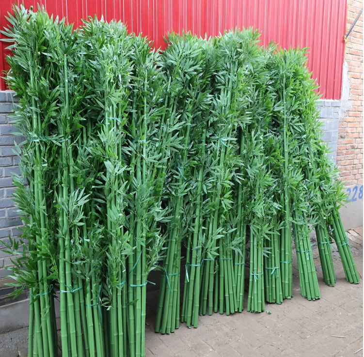 Synthetic PVC Bamboo Poles - Eco-Friendly Artificial Plants