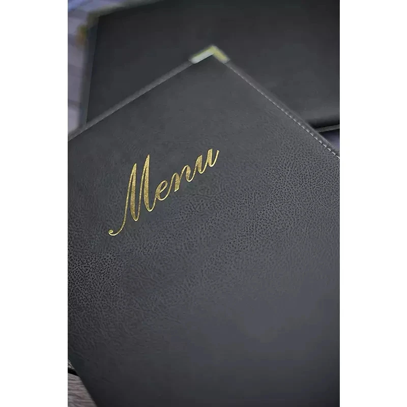 Customized Logo Luxury Eco Friendly Hotel Restaurant Bar Menu Book ...
