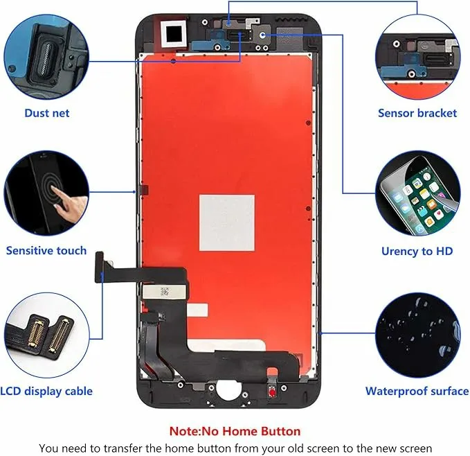 Fast Delivery Tested 5S Mobile Phone LCDs Display Screen Assembly for ...