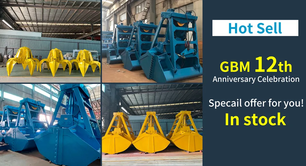 Hydraulic Grab Bucket Clamshell Ship Grab - 5~8T Efficiency