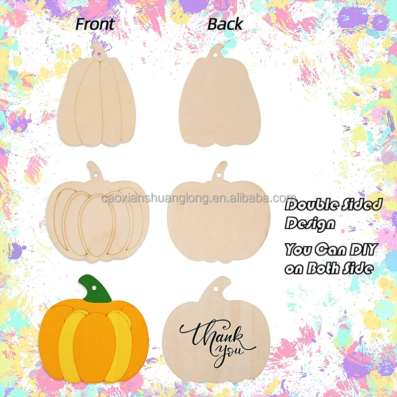 Wooden Pumpkin Cutouts Crafts Unfinished Wood Cut Out Pumpkin Shapes ...