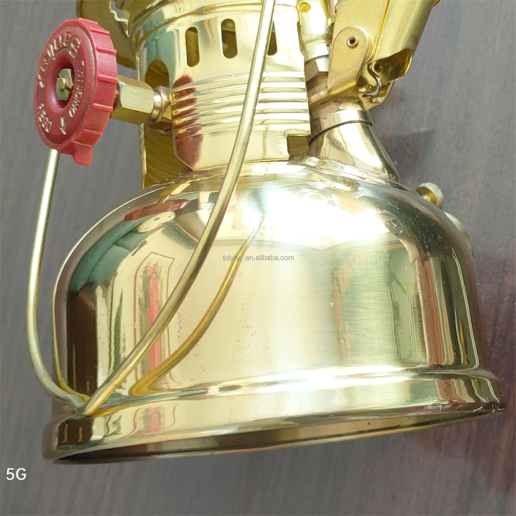 GOLDEN COLOR SANTRAX BRAND 150C.P COPPER KEROSENE MINI PRESSURE LANTERN ...