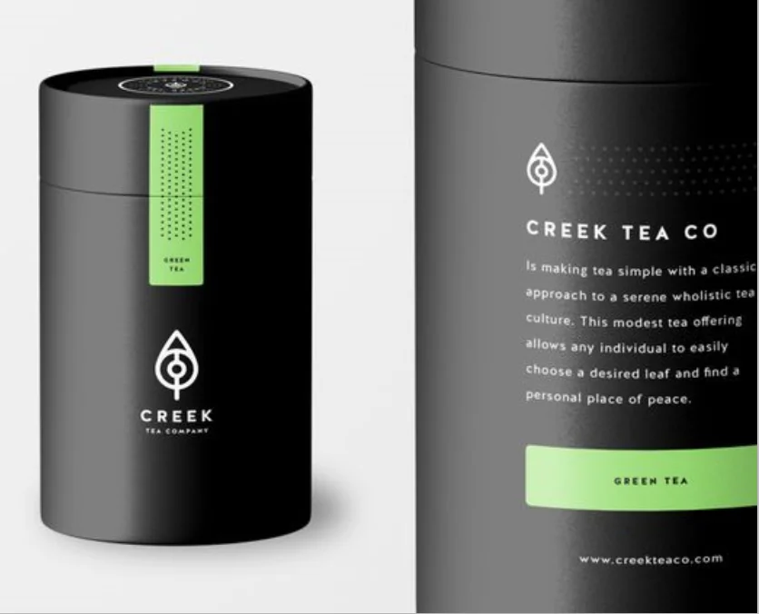 Custom Tinplate Embossed Logo Airtight Tea Cans - Luxury