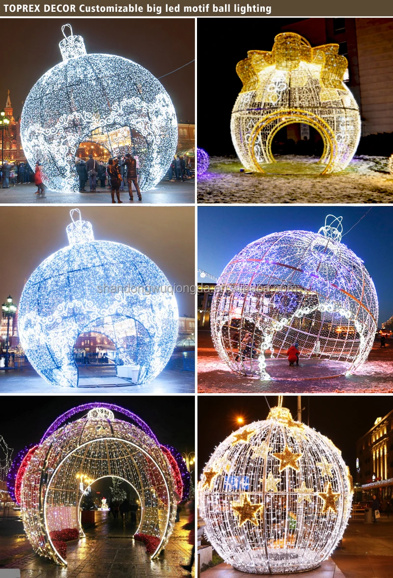 LED Colorful Christmas Lights - Outdoor Giant Decorations