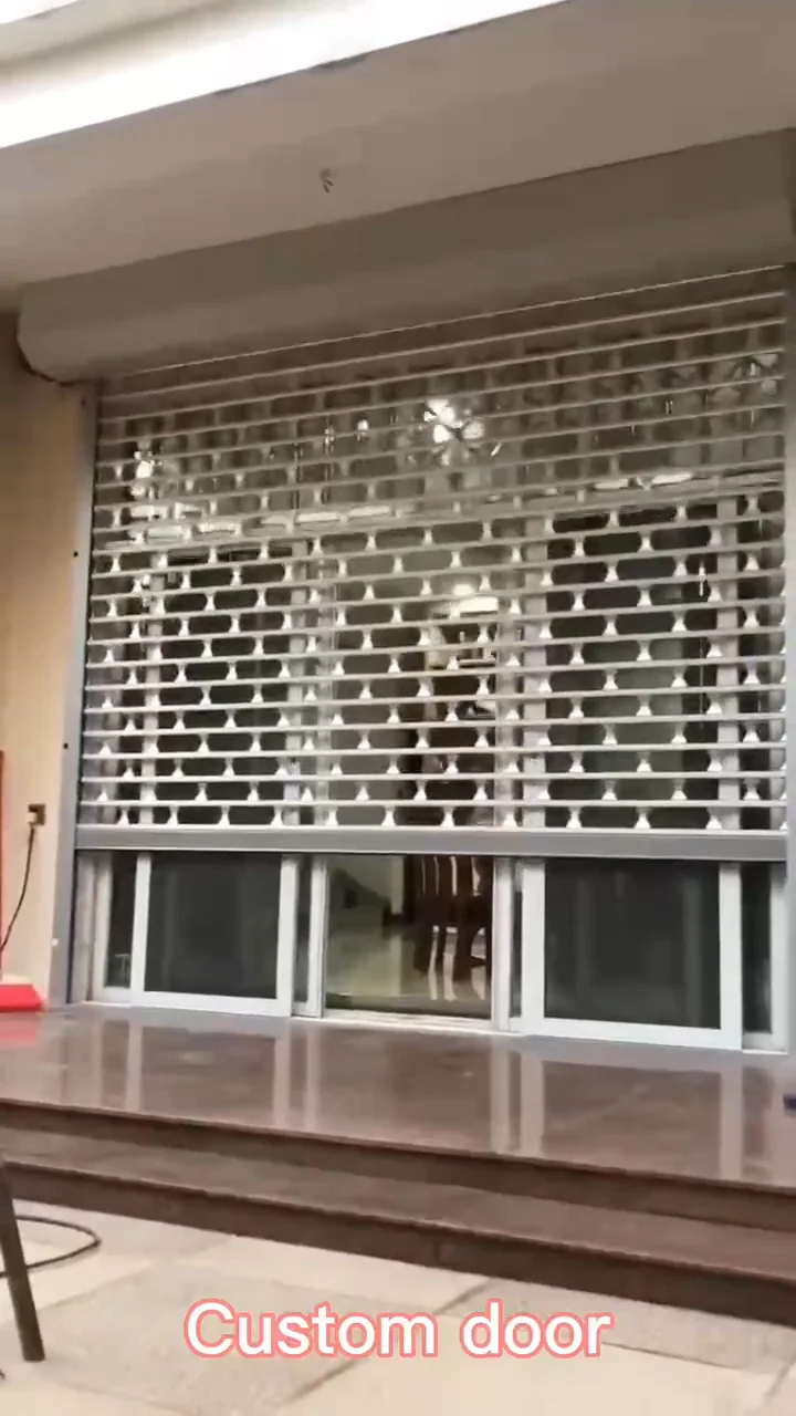 Galvanized Steel Roller Shutter Door For Security,Garage Roller Shutter ...