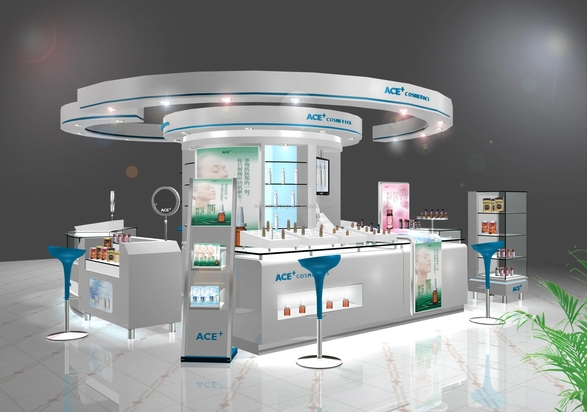 Modern Retail Shop Display Kiosk Design For Glasses Kiosk Display ...