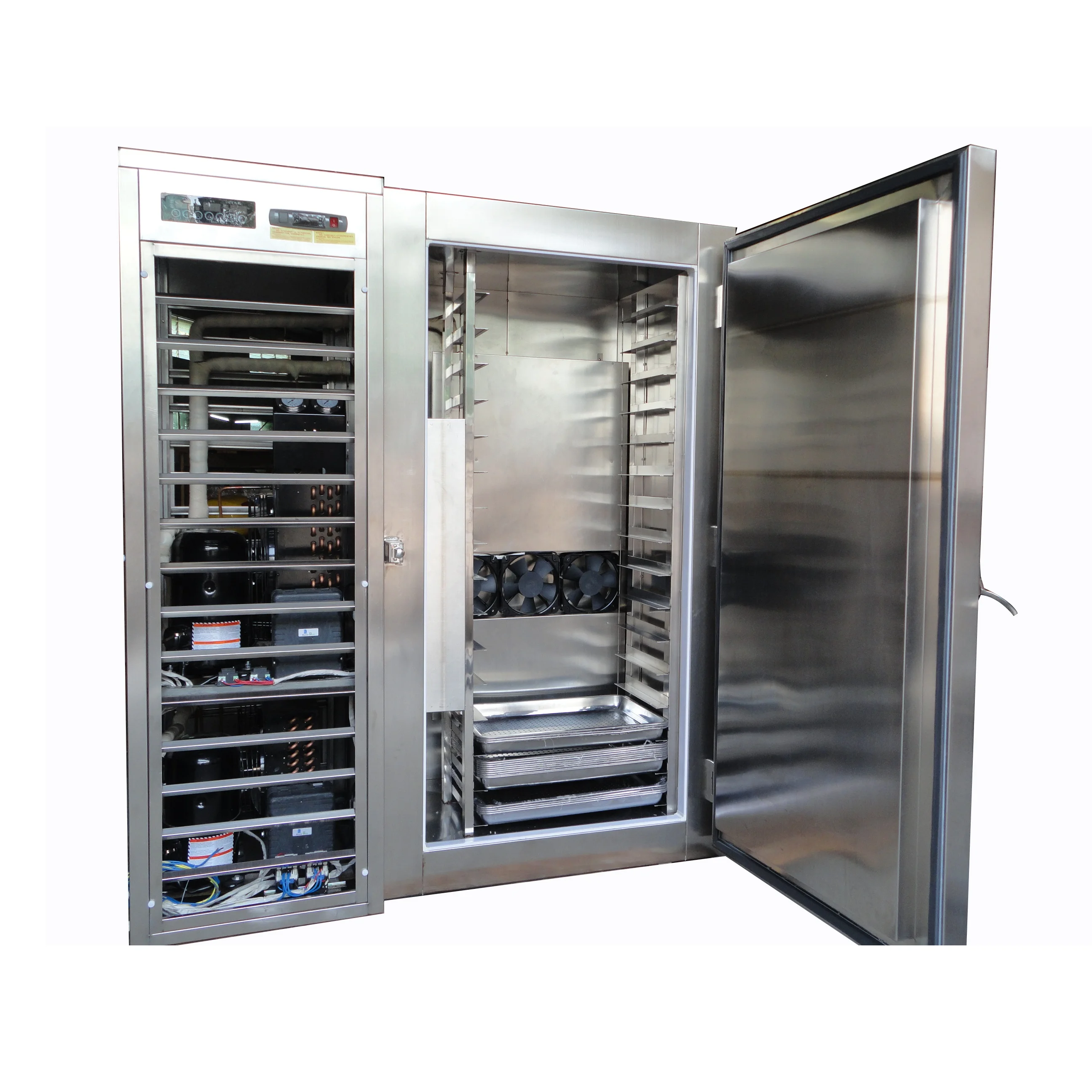 22 Trays Shock Tuna Stainless Steel Ice Block Freezer