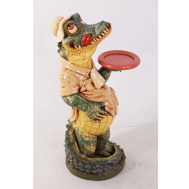 Penguin Butler Statue