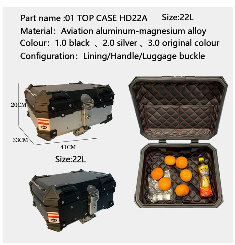 Motorcycle Tail Box - Durable & Waterproof Storage Solutions