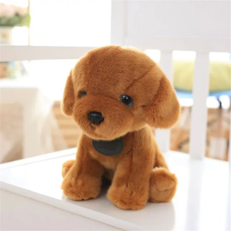 Lifelike Dog Toy Soft Teddy Husky Pomeranian Sharpei Puppy