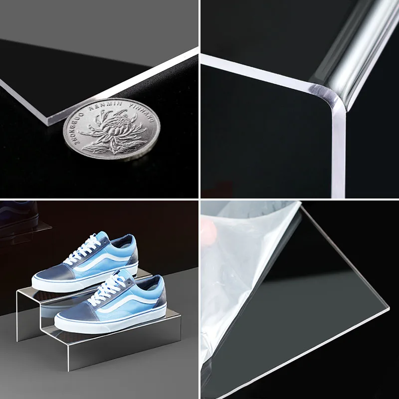 Transparent Acrylic Ladder Display Stand - Durable & Versatile