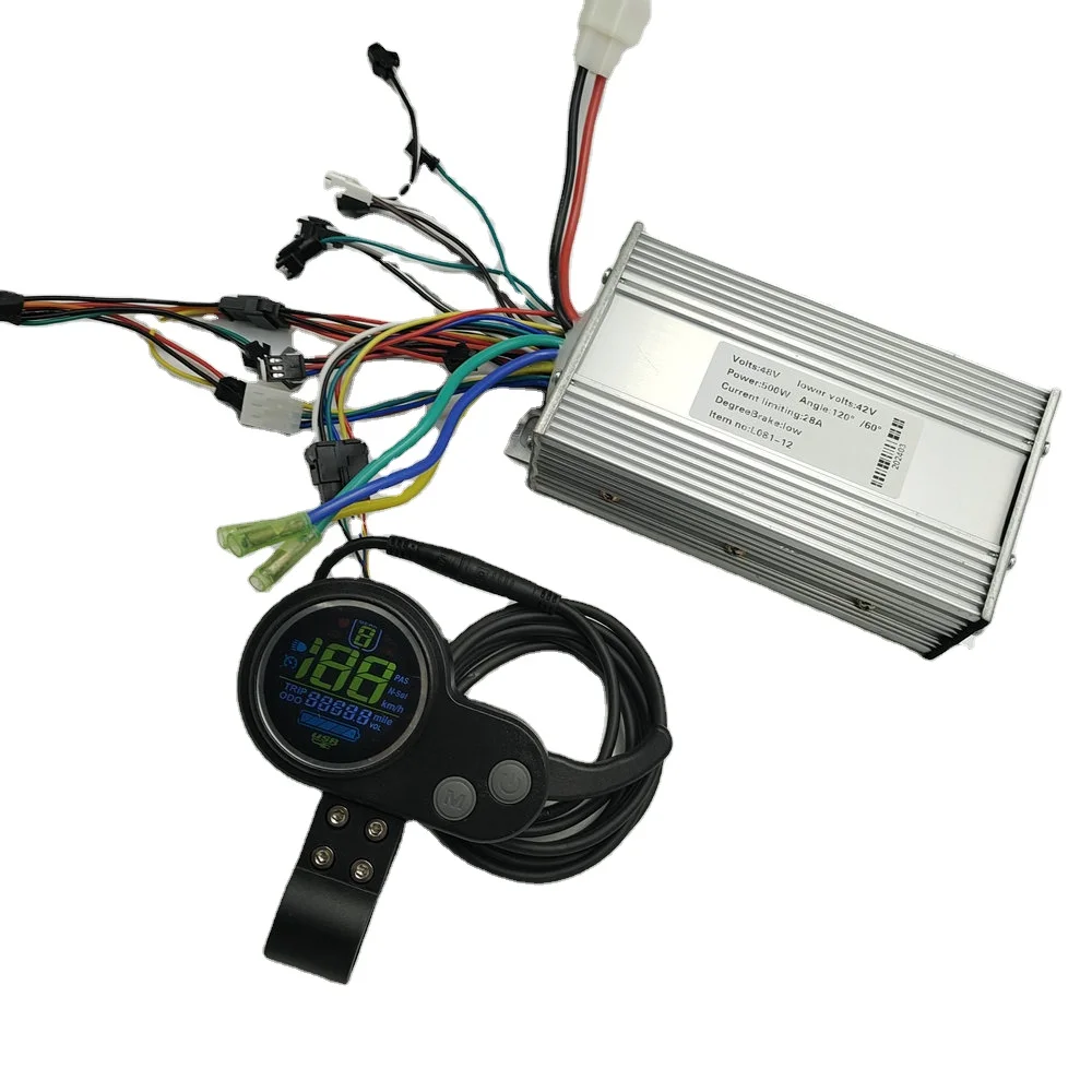 L081 24v36v48v60v400W-1200W BLDC Controller+White/Colored Screen LCD ...