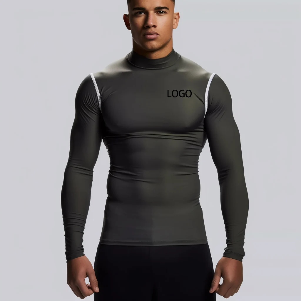 87% Polyester 13% Elastane Mock Neck 4-way Stretch Dual-layer Fabric ...
