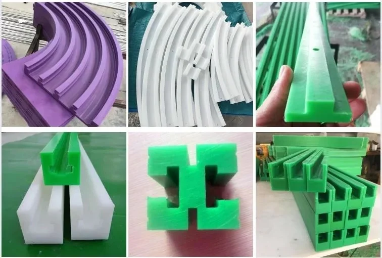 Uhmwpe/hdpe Plastic Chain Guide Track Rails Pe Linear Guide Rail Custom ...