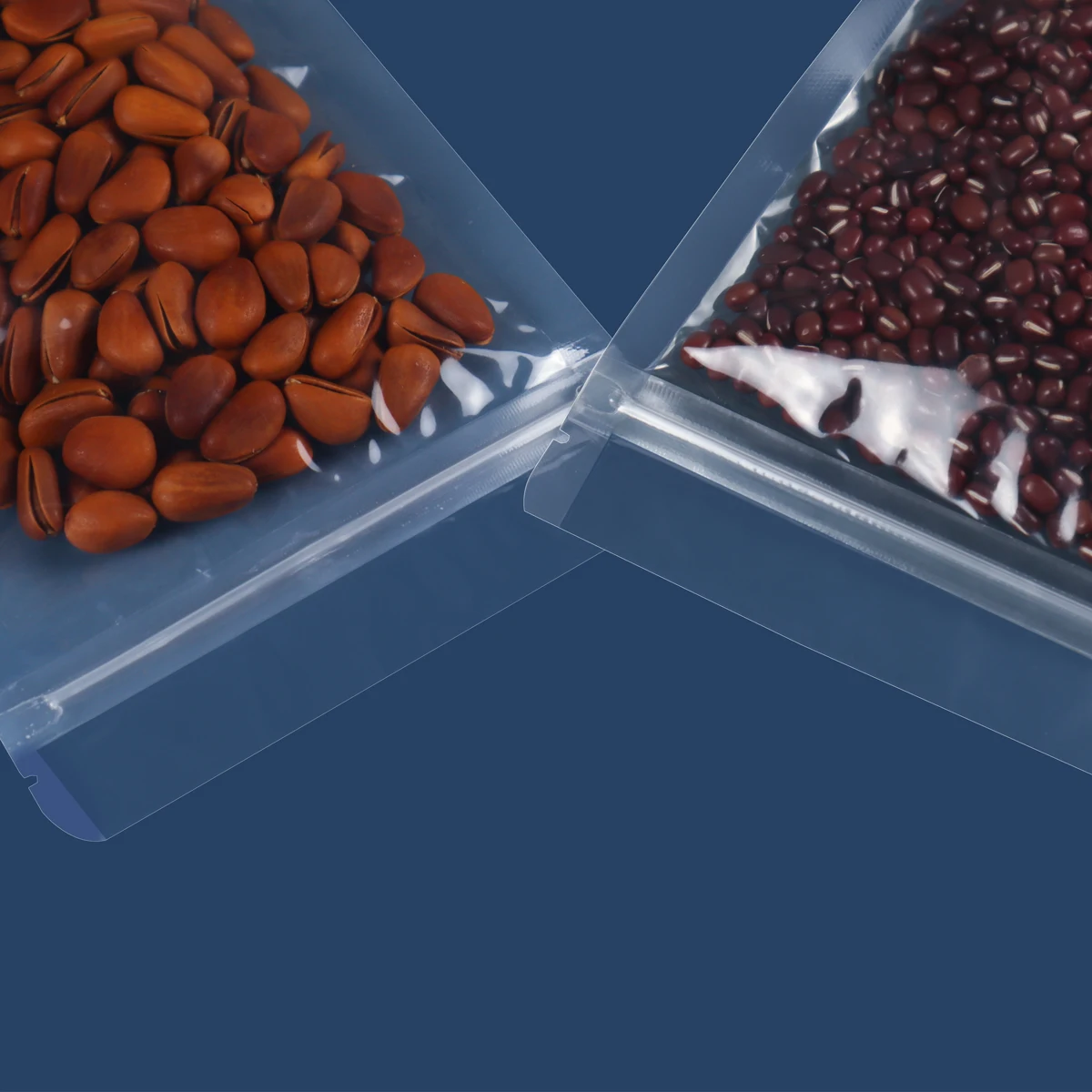 Low Moq Moisture Proof Reusable Clear Food Packaging Bag Plastic Stand ...