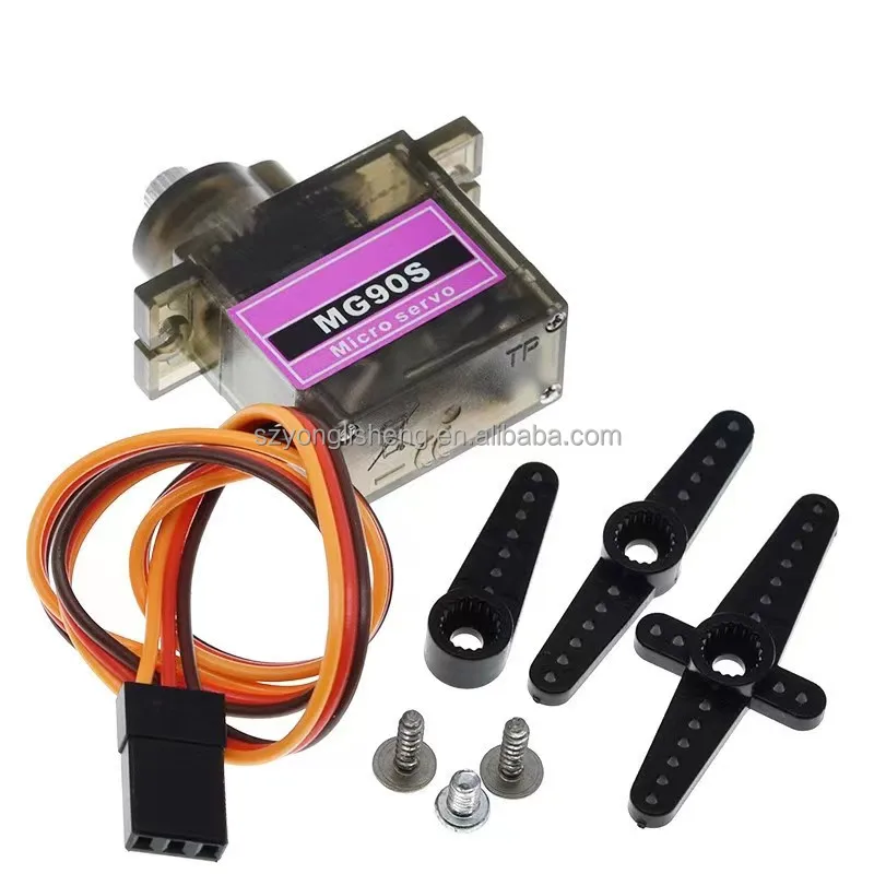Stock 180 Degrees Micro Servos Motor Metal Gear RC Servo MG90S