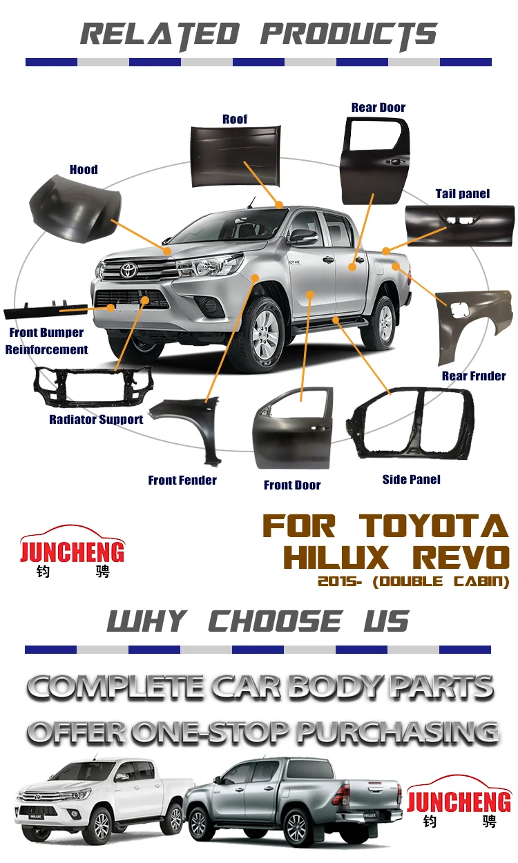 Aftermarket Highquality Car Side Panel For To-yota Hilux Revo 2015 ...