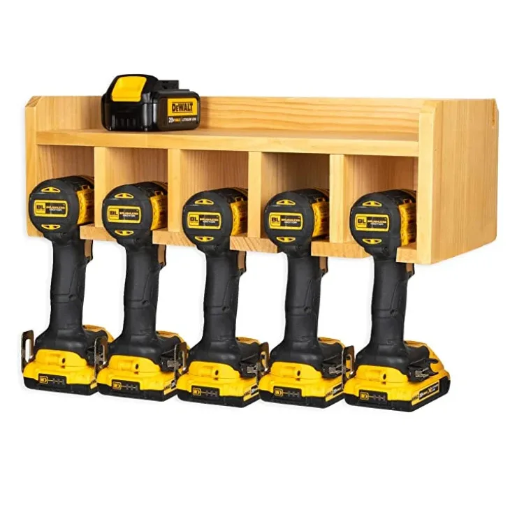 Save Space Compact Power Tool Organizer Fully Assembled Wood Tool Chest ...