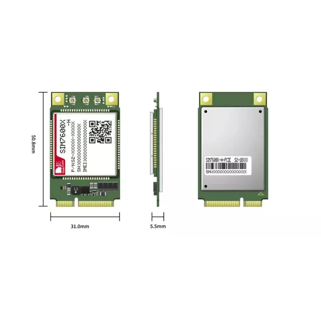 Simcom Mini Pcie Cat4 Module Sim7600e-h Module Competitive With ...