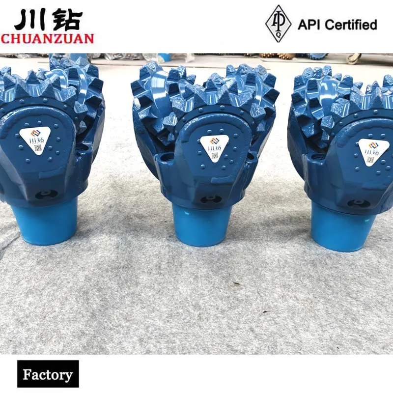 IADC217 JZ TCI Tricone Bit for Oil Well Rock Drilling High Manganese ...