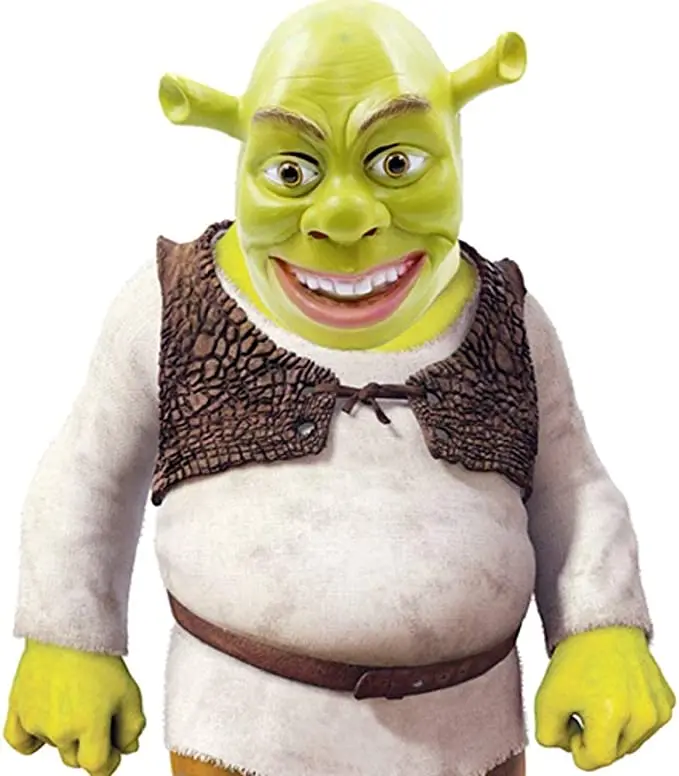 Monster Shrek Full Head Latex Mask - Halloween Fun