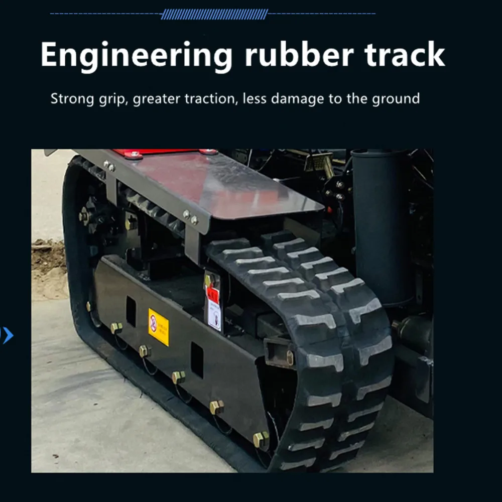 Excavator Crawler Tractor Farm Cultivator Rotary Tiller Rubber Farming ...