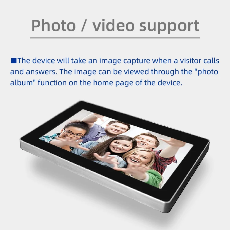 Waterproof Mingke Intelligent 4 Core Wires Video Intercom