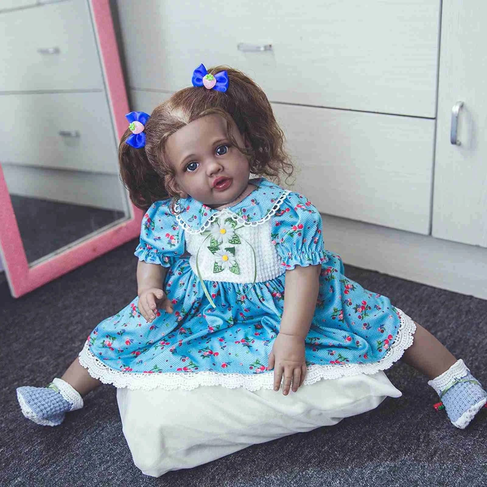 Life Size Silicone Baby Doll - Cute Reborn Toy for Kids