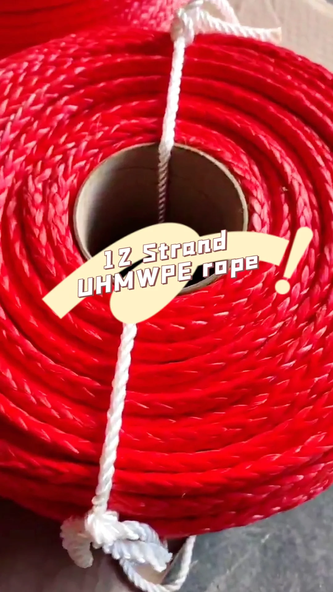 High Strength 4mm 5mm 6mm 12 Strands Uhmwpe (hmpe) Rope For Boat Marine ...