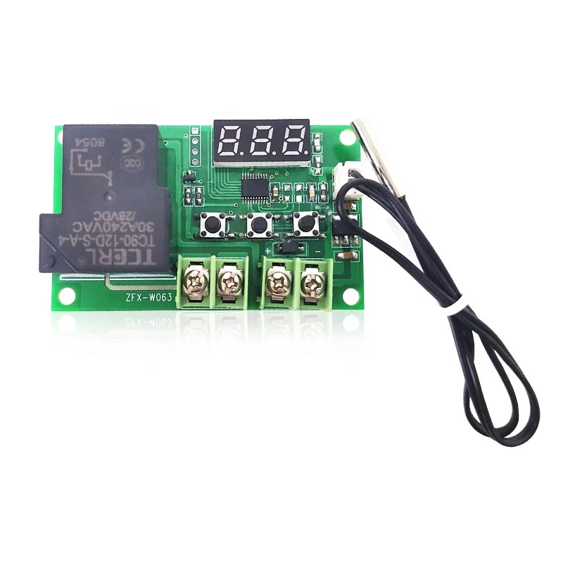 W1209 Digital Temperature Controller Control Switch Thermostat 12v 24v ...