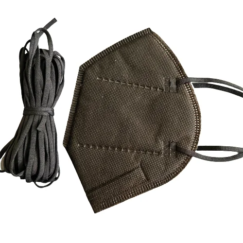 Flat Webbing Earloop Polyester Raw Material Rubber Elastic Band Flat ...