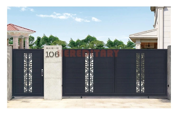 Modern House Aluminum Main Gates - Durable & Stylish