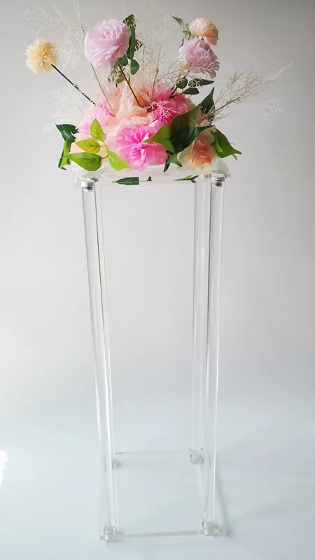 Acrylic Planter Stand For Indoor Clear Plants Holder Shelf Lucite ...