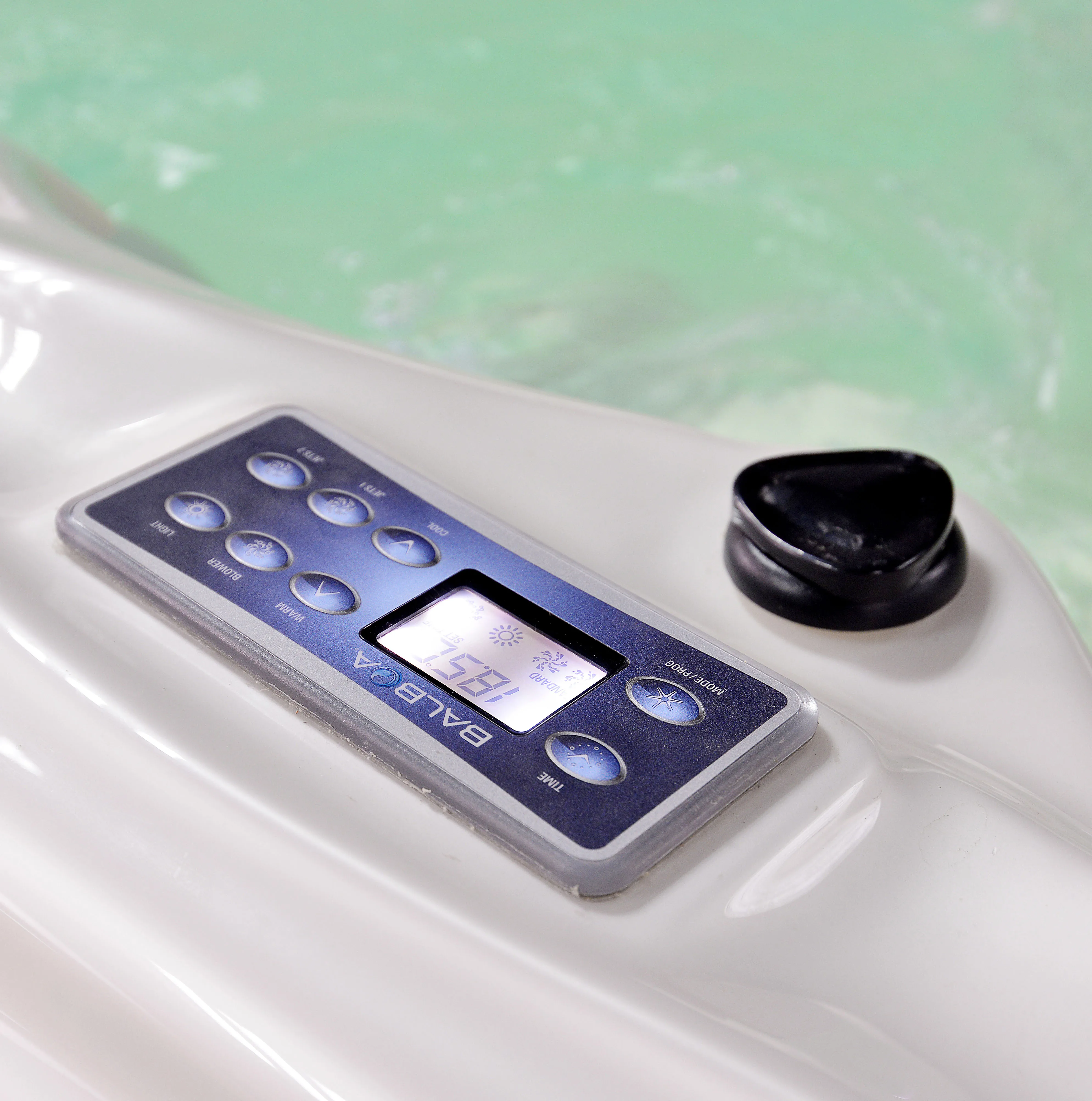 Luxury Swimming Pools Outdoor Large Acrylic Swim Spa Jets with Counter ...