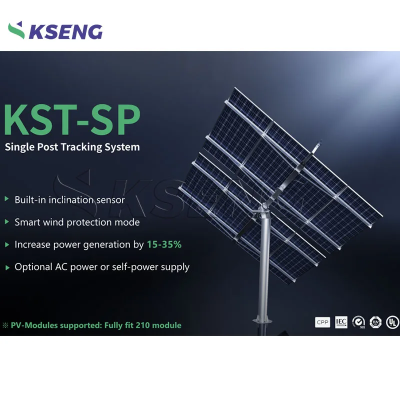 Kseng Single Post Tracking System - Efficient Solar Solutions