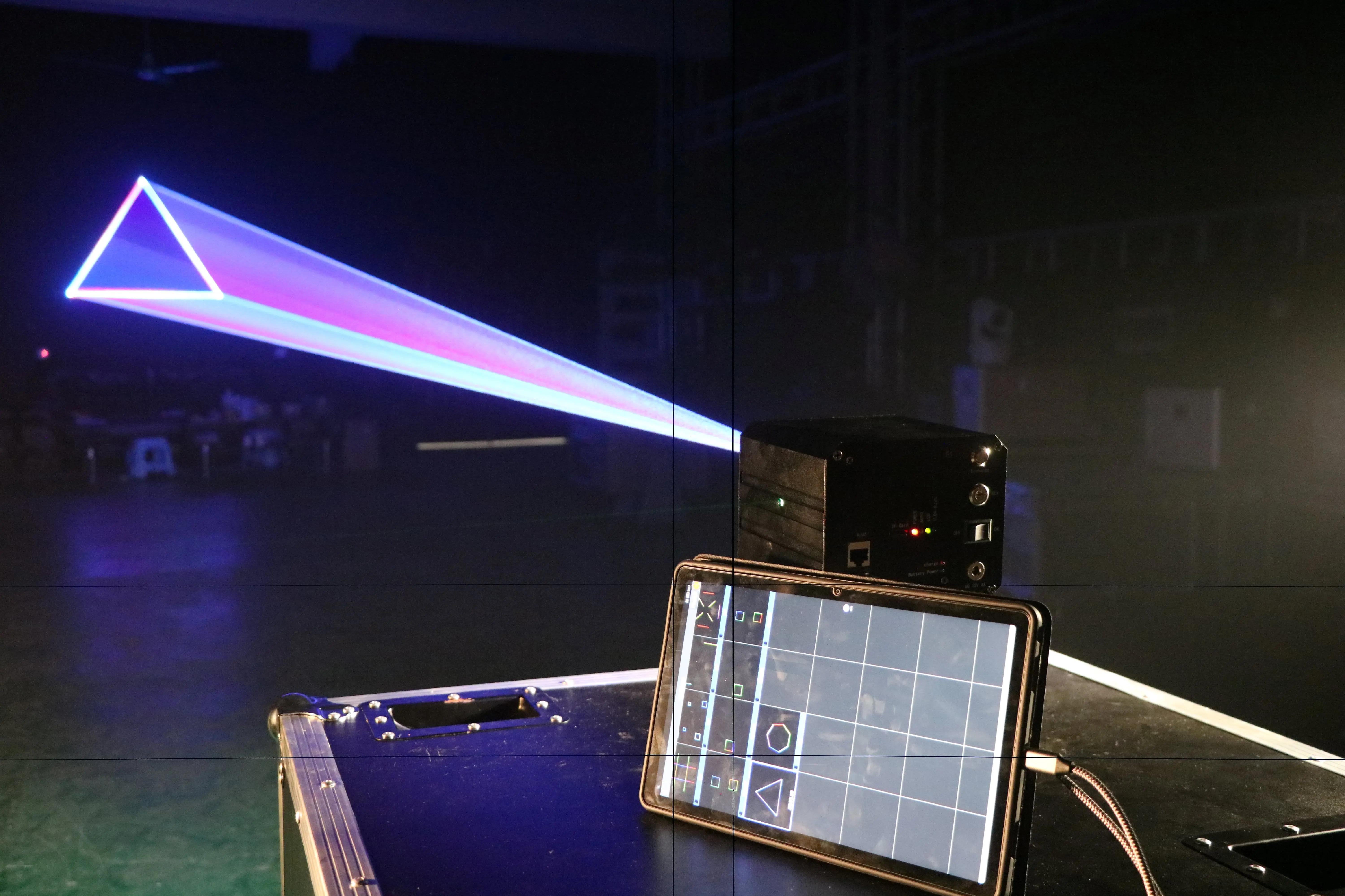 3w Rgb Laser Battery Powered Mini Lasercube Phone App Laser Display ...