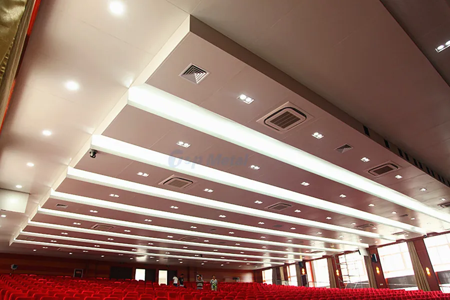 Perforated Particle Board Aluminum Baffle Ceiling - Buy High Quality ...