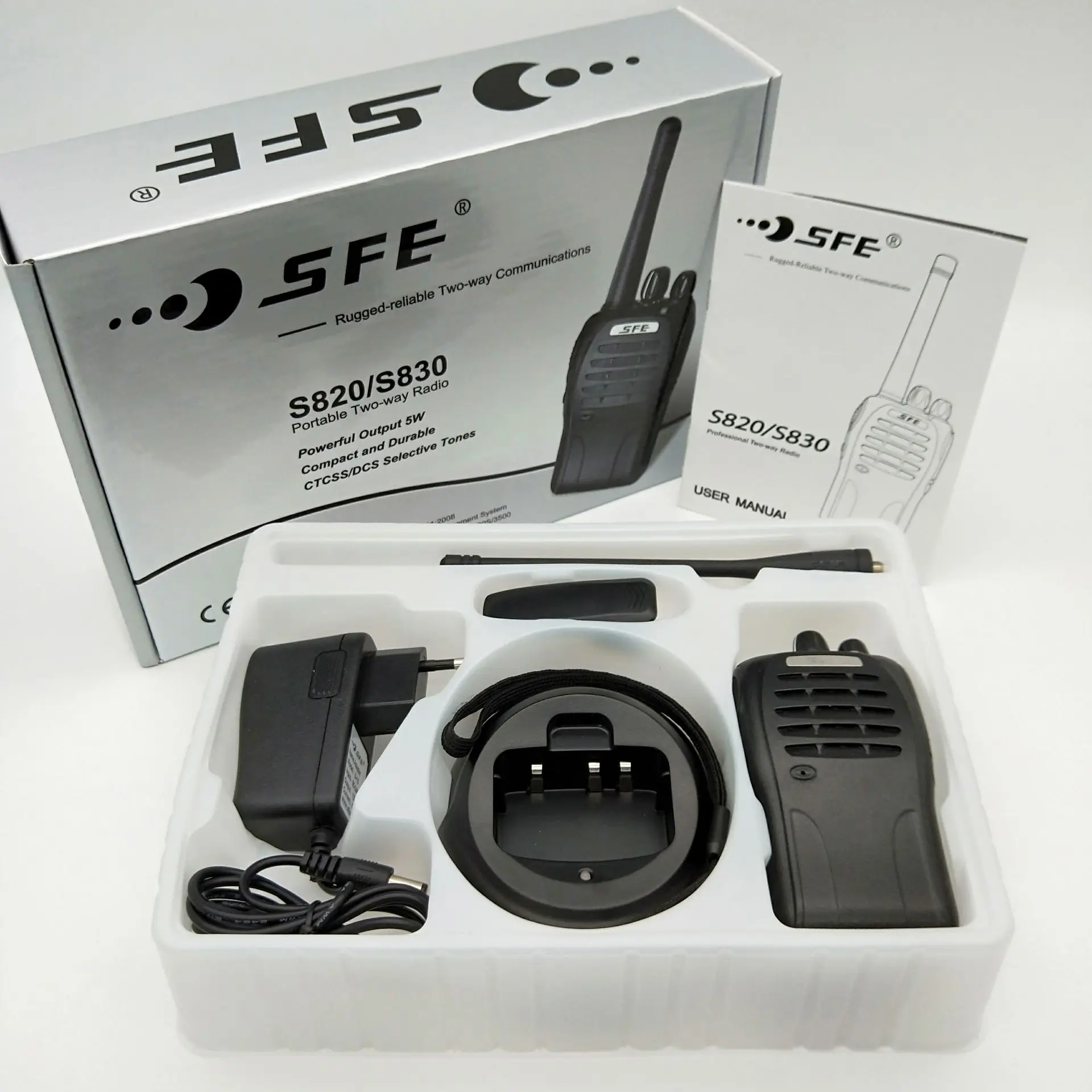 Sfe S820 Military Vhf Uhf Radio Handheld Transceiver - Buy Military Vhf ...