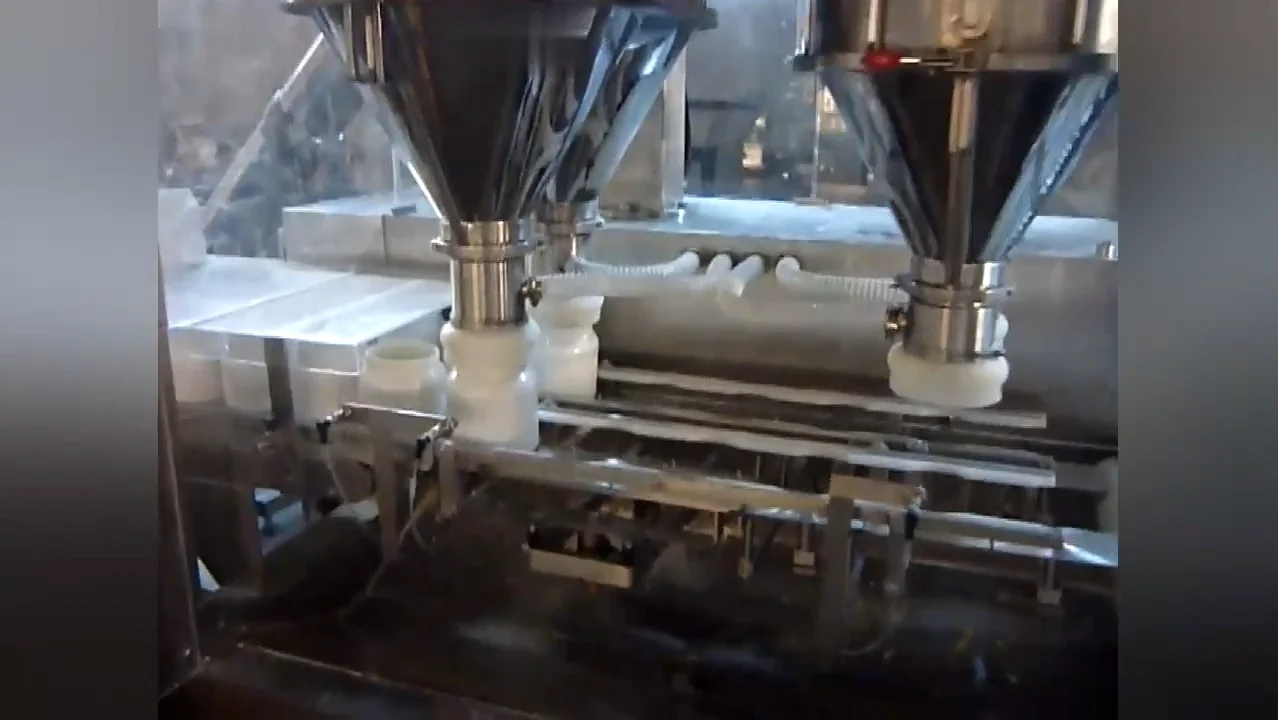 Full Automatic Gmp Standard Double Heads Whey Protein Powder Milk Can ...