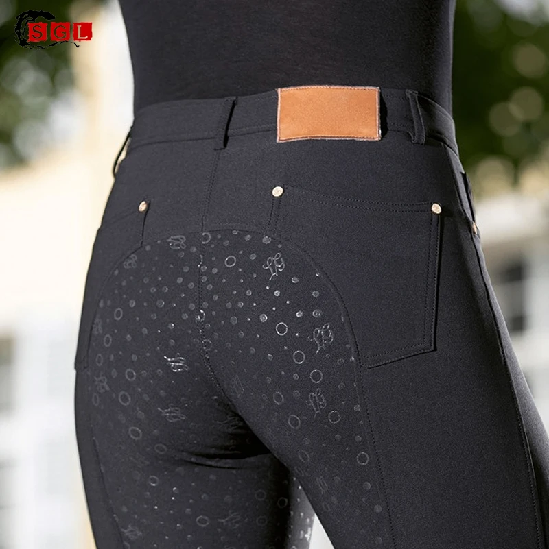 Sgl Custom Women's Fashion Stitching Jodphurs Riding Breeches Elastic ...