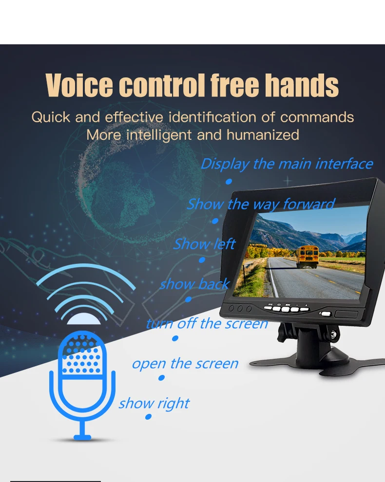 Touchscreen Four Split Truck Car Dash Camera 4k Wifi 1080p Dash Cam 360 ...